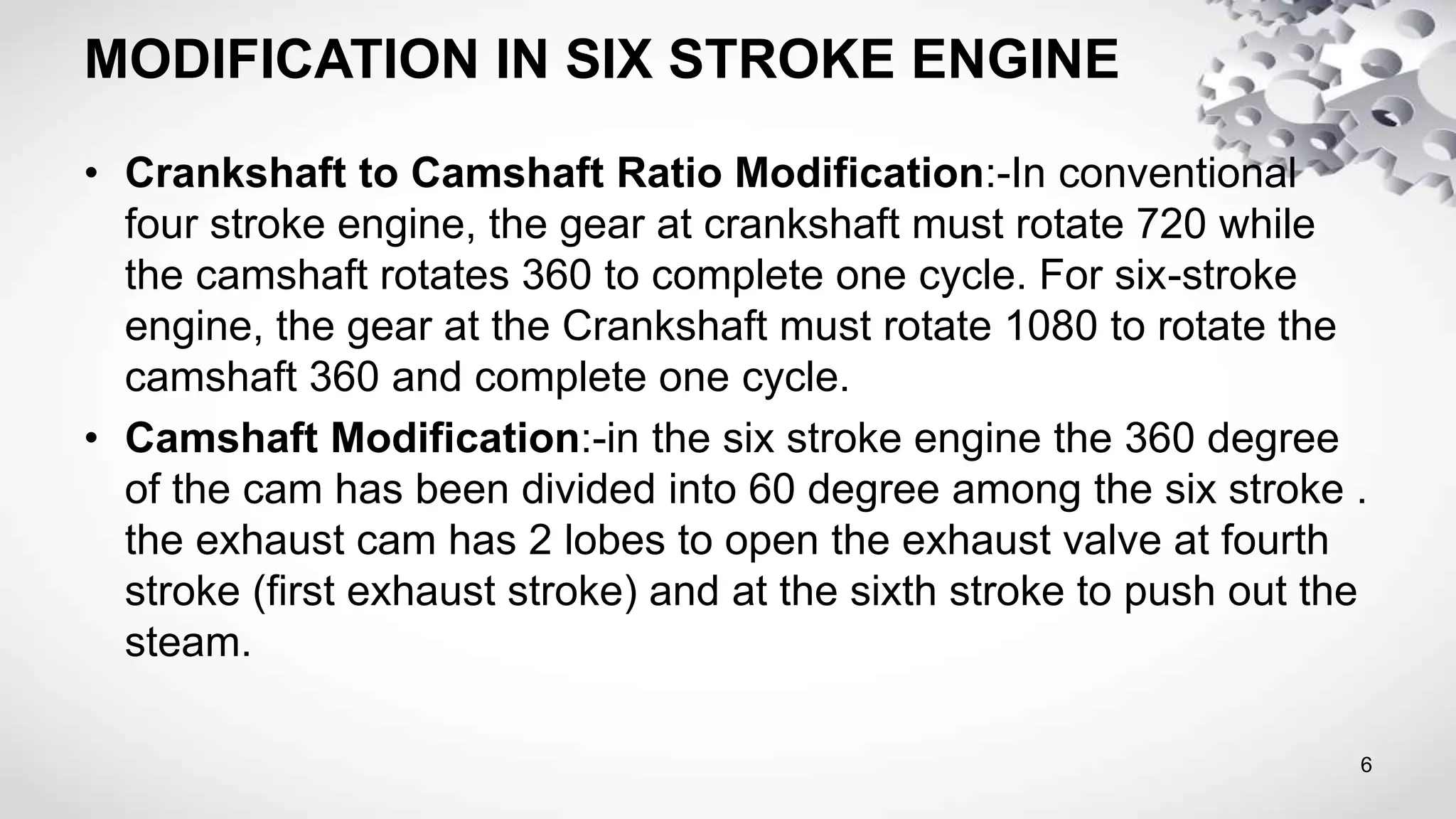PPT ON SIX STROKE ENGINE | PPTX