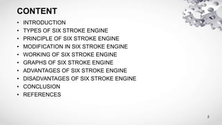 PPT ON SIX STROKE ENGINE | PPTX | Chemistry | Science