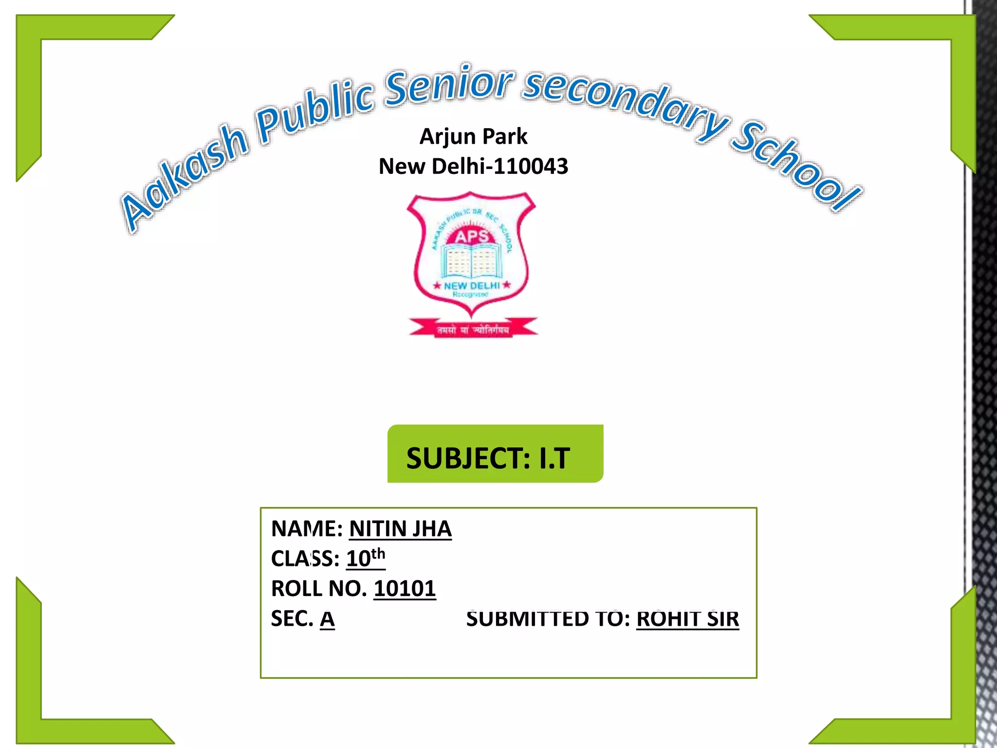 IT project class 10 | PPTX