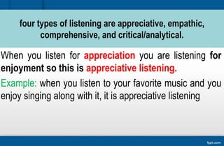 Analytical Listening in Problem Solving | PPTX