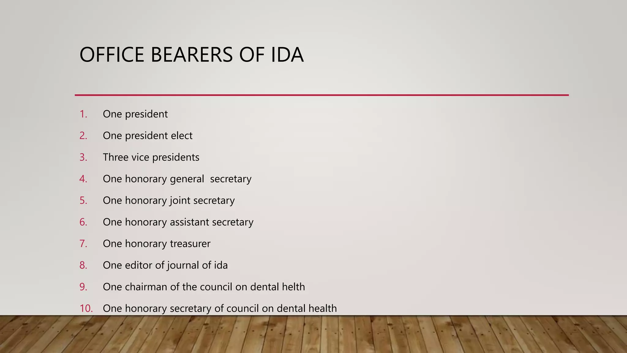 Indian dental association | PPTX