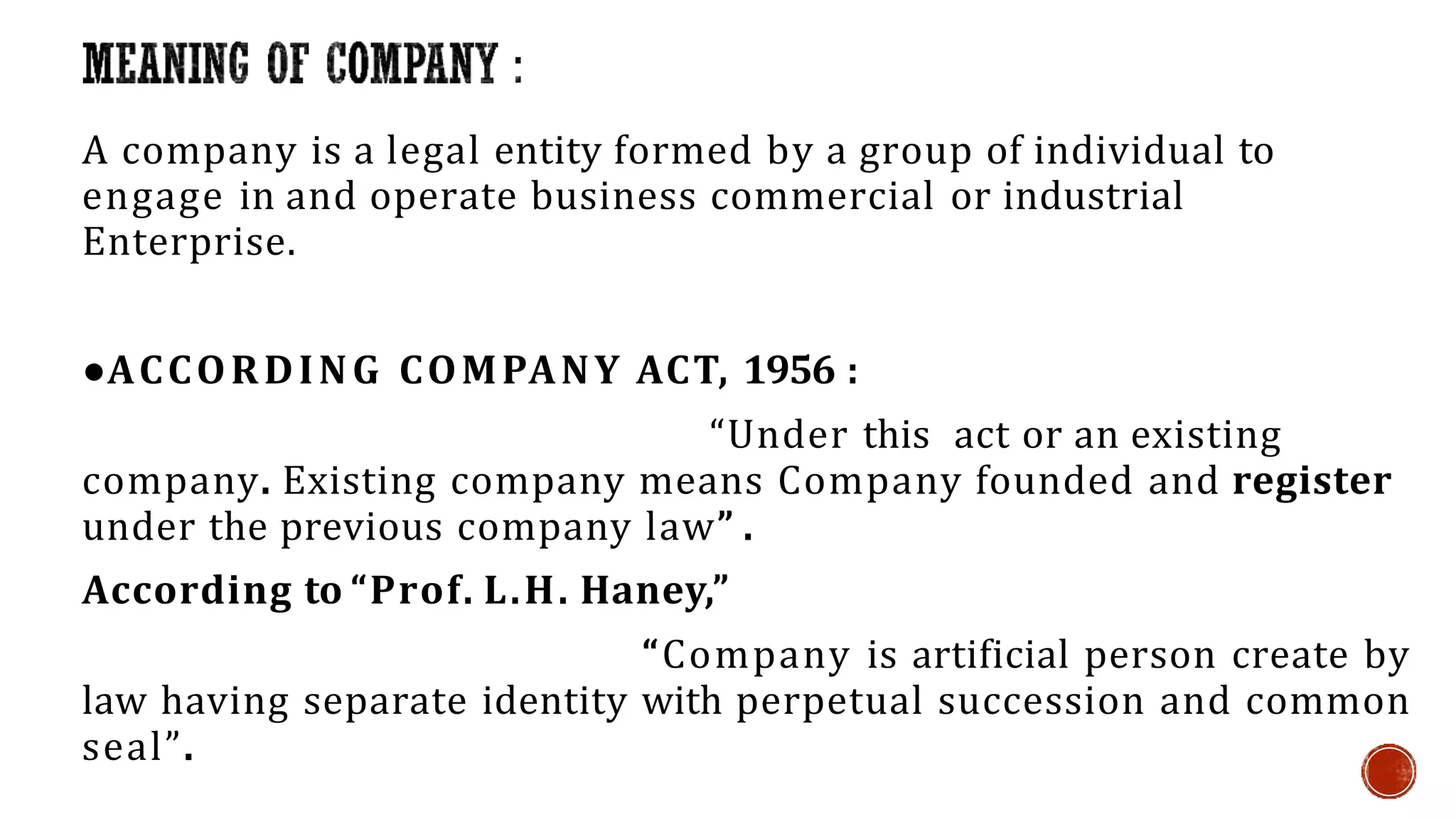 Company Act 1956/Types of Company | PPT