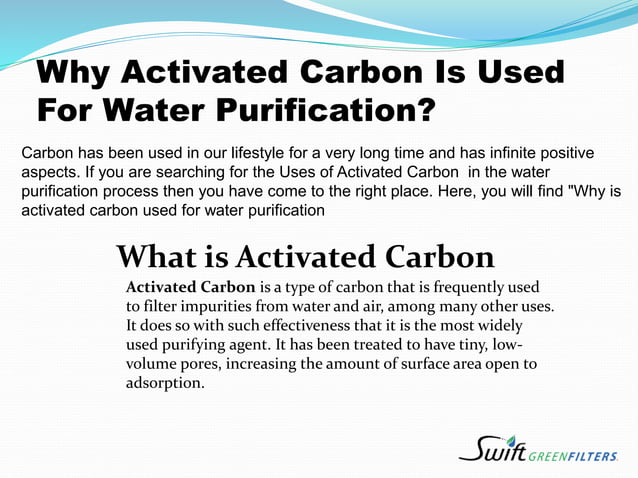 Why Activated Carbon Is Used For Water Purification | PPT