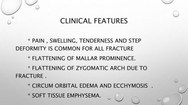 ZMC FRACTURE / zygomatico maxillary complex fracture. fracture | PPTX