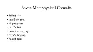 Conceits in Donne's Poetry | PPTX | Poetry | Books and Literature