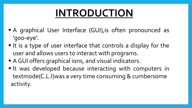 Graphical User Interface Pptx Computing Technology And Computing