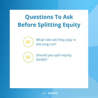 How to Split Equity Among Co-Founders? | PDF