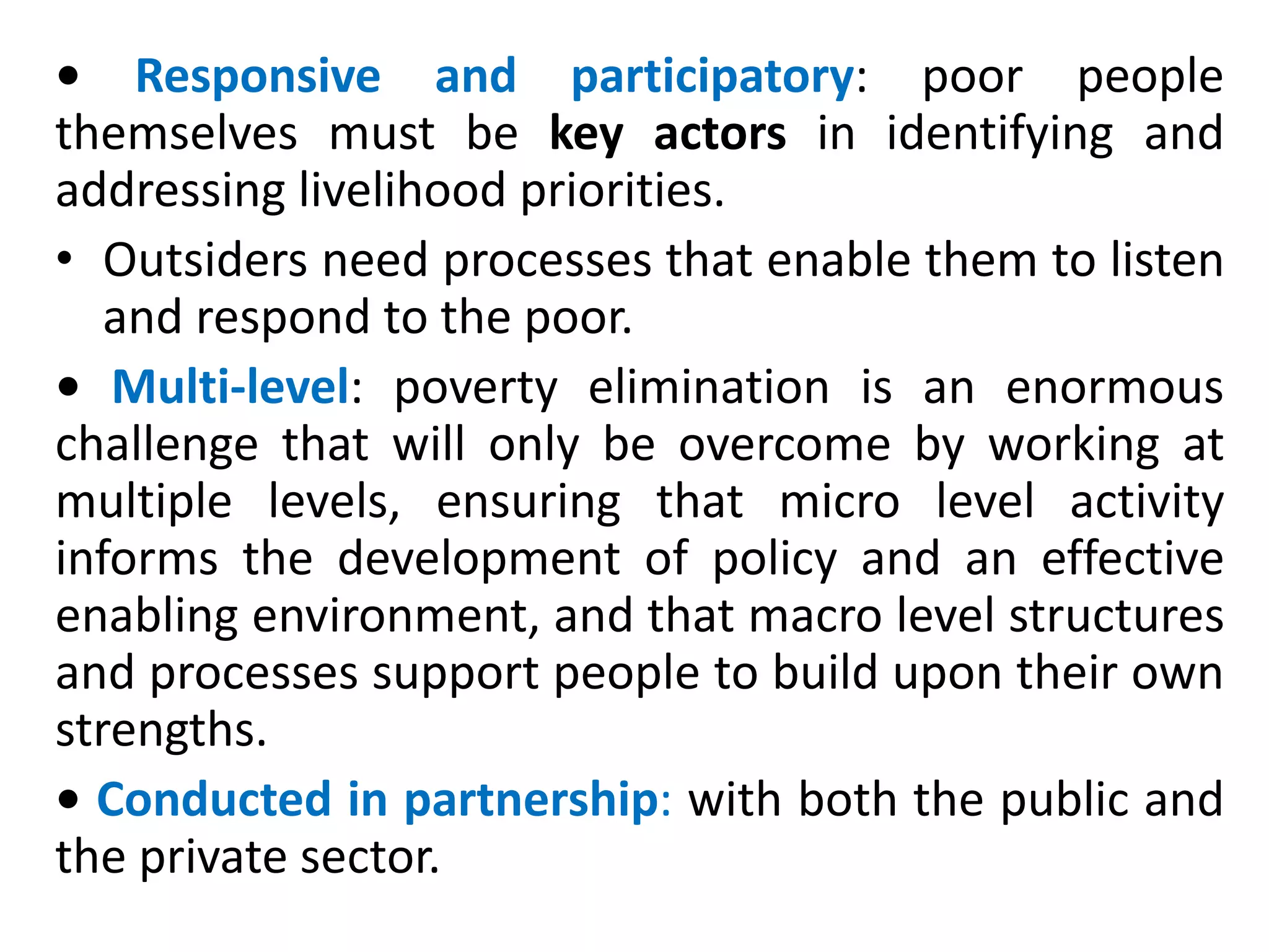 Sustainable livelihoods | PPTX