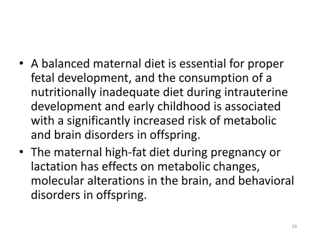 Effects of maternal behavior on featus | PPTX | Pregnancy ...