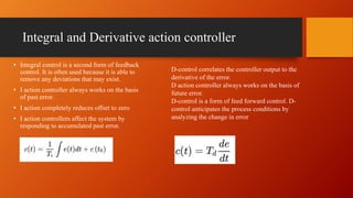 Use of different types of Controllers in Chemical Industry.pptx