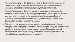 FORENSIC TOXICOLOGY | PPTX