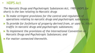 IMPORT, EXPORT AND TRANSHIPMENT OF NARCOTIC DRUGS AND PSYCHOTROPIC SUBSTANCES | PPTX