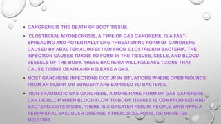 Gas Gangrene | PPTX