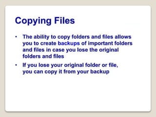Computer basic file and folder | PPT