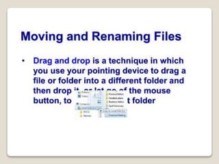 Computer basic file and folder | PPT