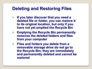 Computer basic file and folder | PPT