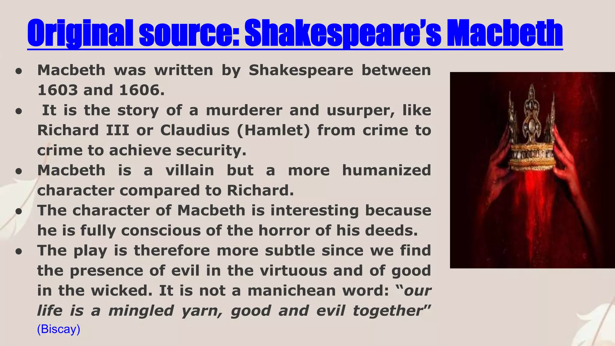 Macbeth Movie adaptation | PPT