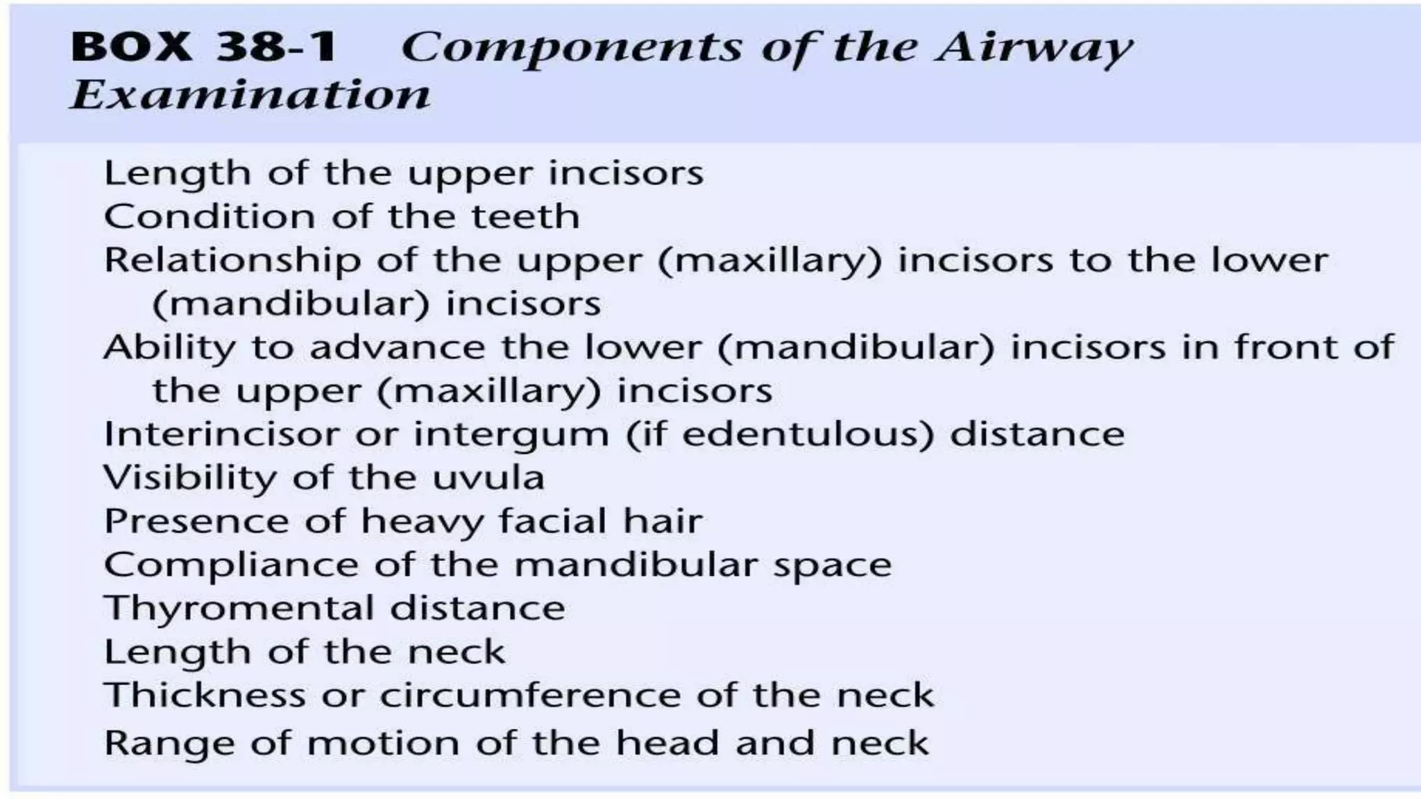 airway examination | PPTX