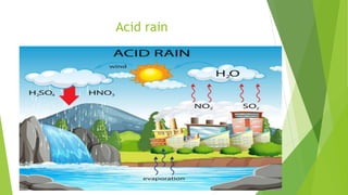 Acid rain Global warming | PPTX | Chemistry | Science