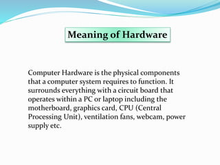 Presentation1.pptx | Computer Peripherals | Computing