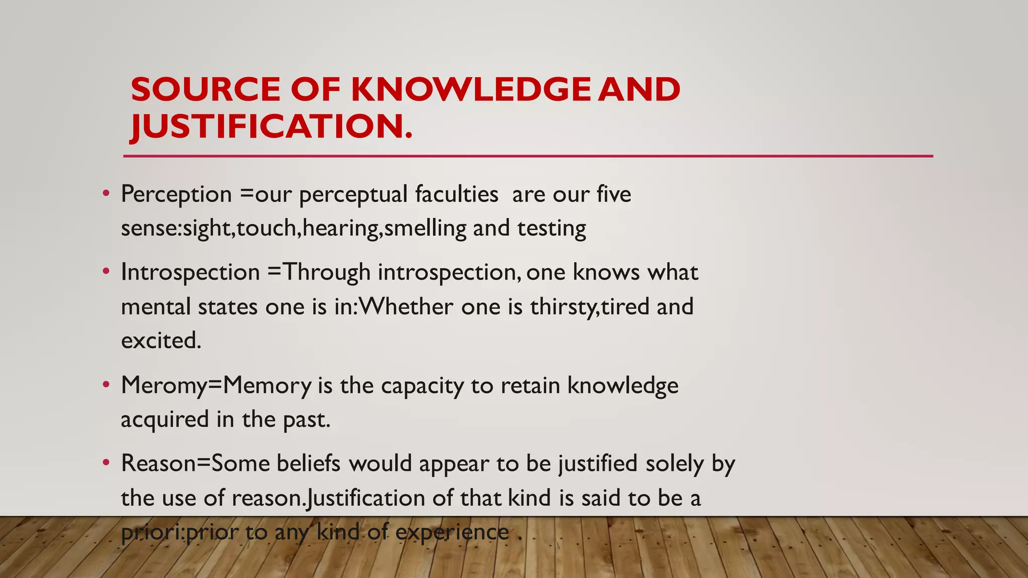 Knowledge and justification | PDF