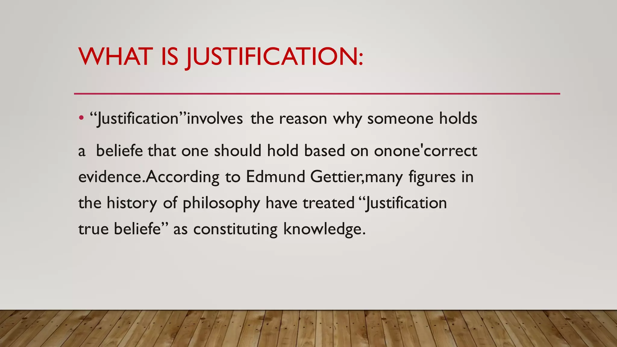 Knowledge and justification | PDF