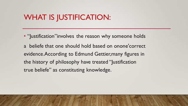 Knowledge and justification | PDF
