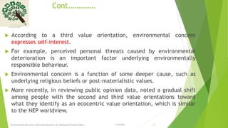 FEATURES OF ENVIRONMENTAL EDUCATION | PPTX