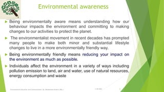 FEATURES OF ENVIRONMENTAL EDUCATION | PPTX