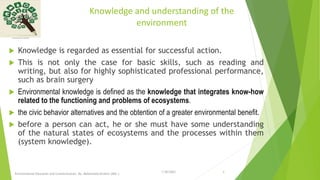 FEATURES OF ENVIRONMENTAL EDUCATION | PPTX