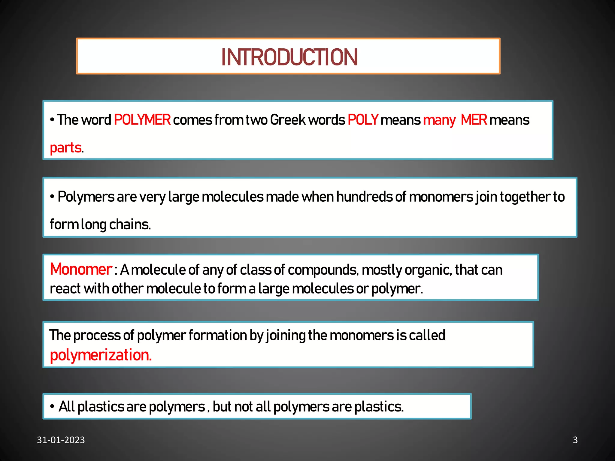 Polymers | PPT | Free Download