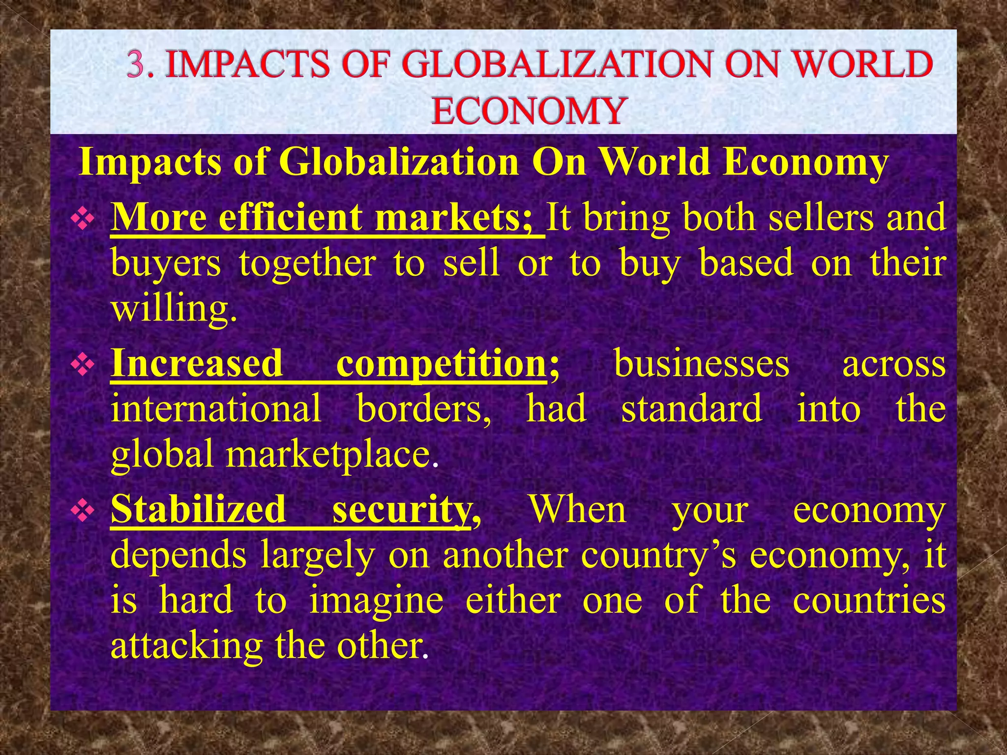 Globalization and Development | PPTX