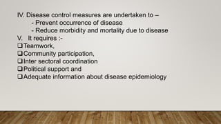 Disease Control Measures | PPTX