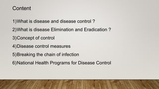 Disease Control Measures | PPTX