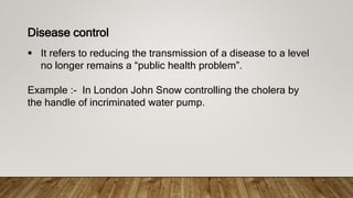 Disease Control Measures | PPTX