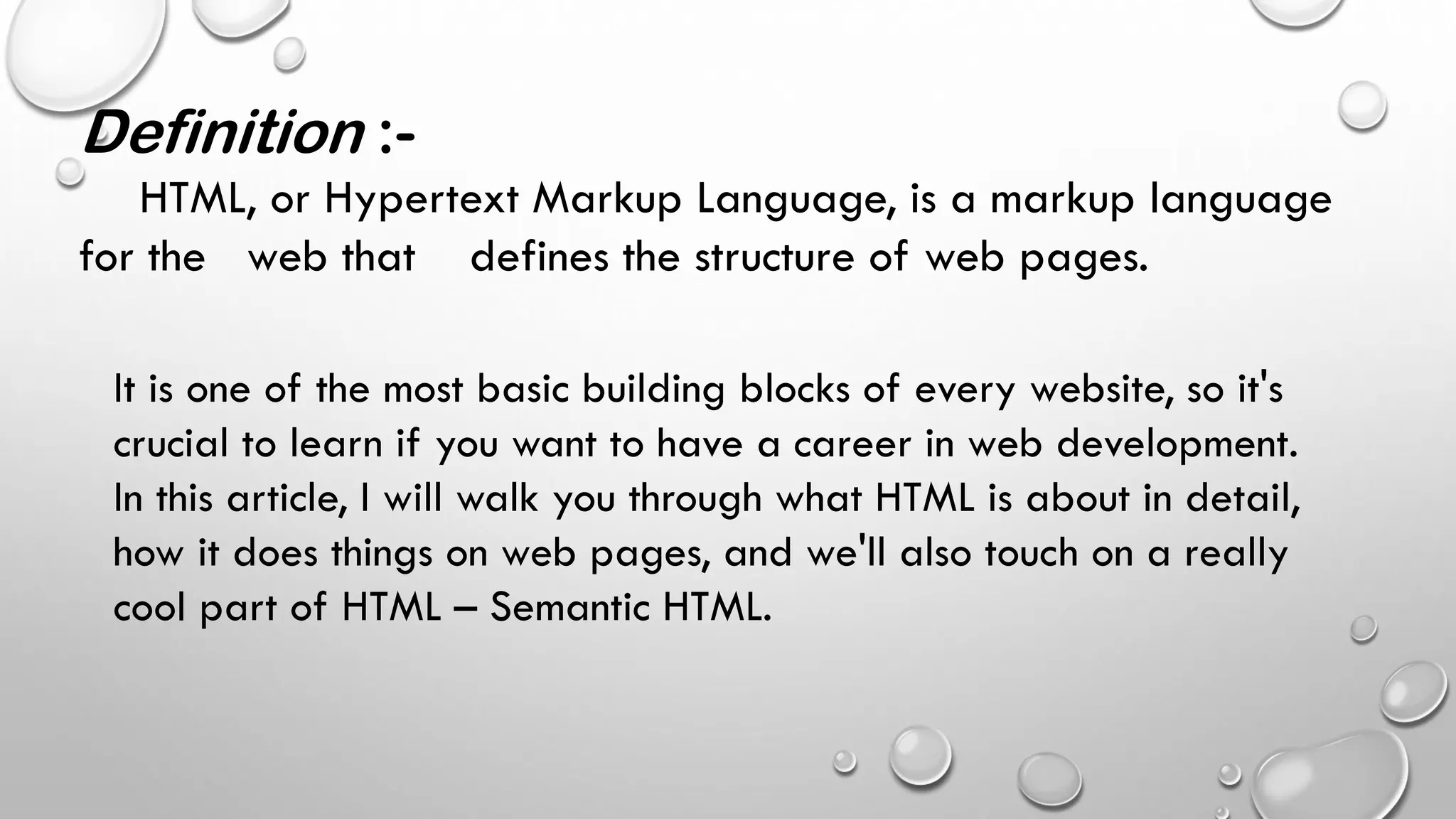 Presentation1.pdf | Web Design and HTML | Internet
