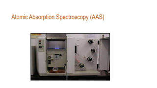 Atomic absorption spectroscopy (AAS) | PPTX