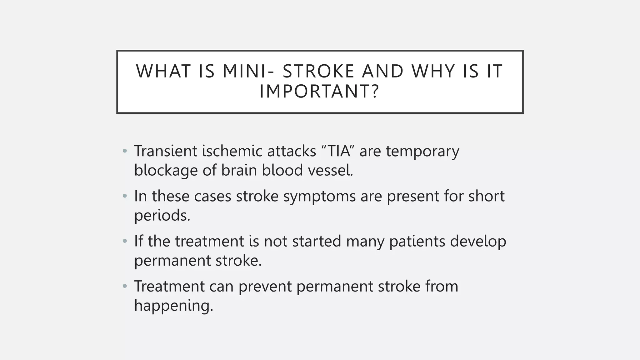 Stroke Awareness | PPTX