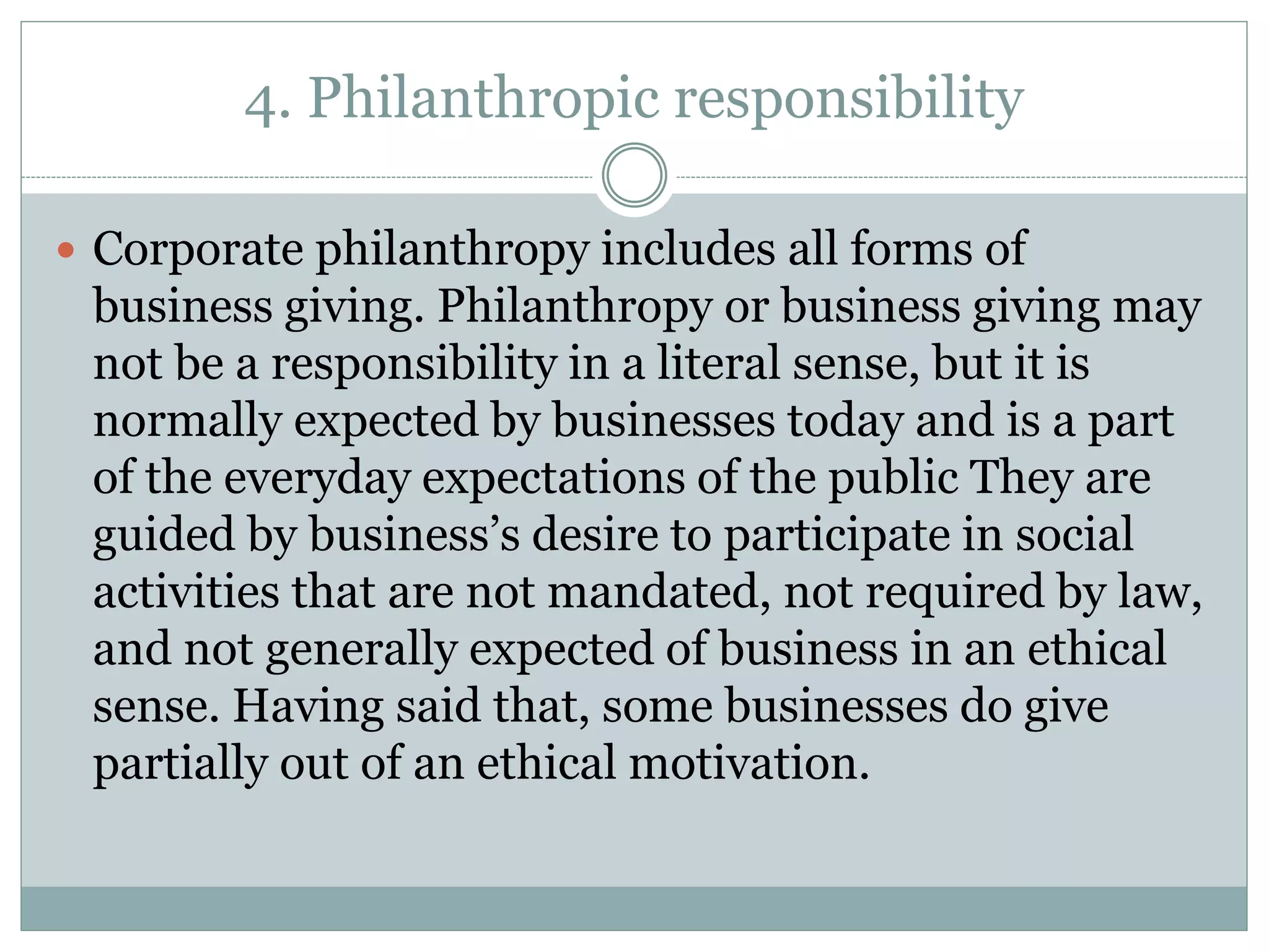 Friedman doctrine and Archie Carroll's responsibilities | PPT