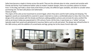 All about sofa | PPT
