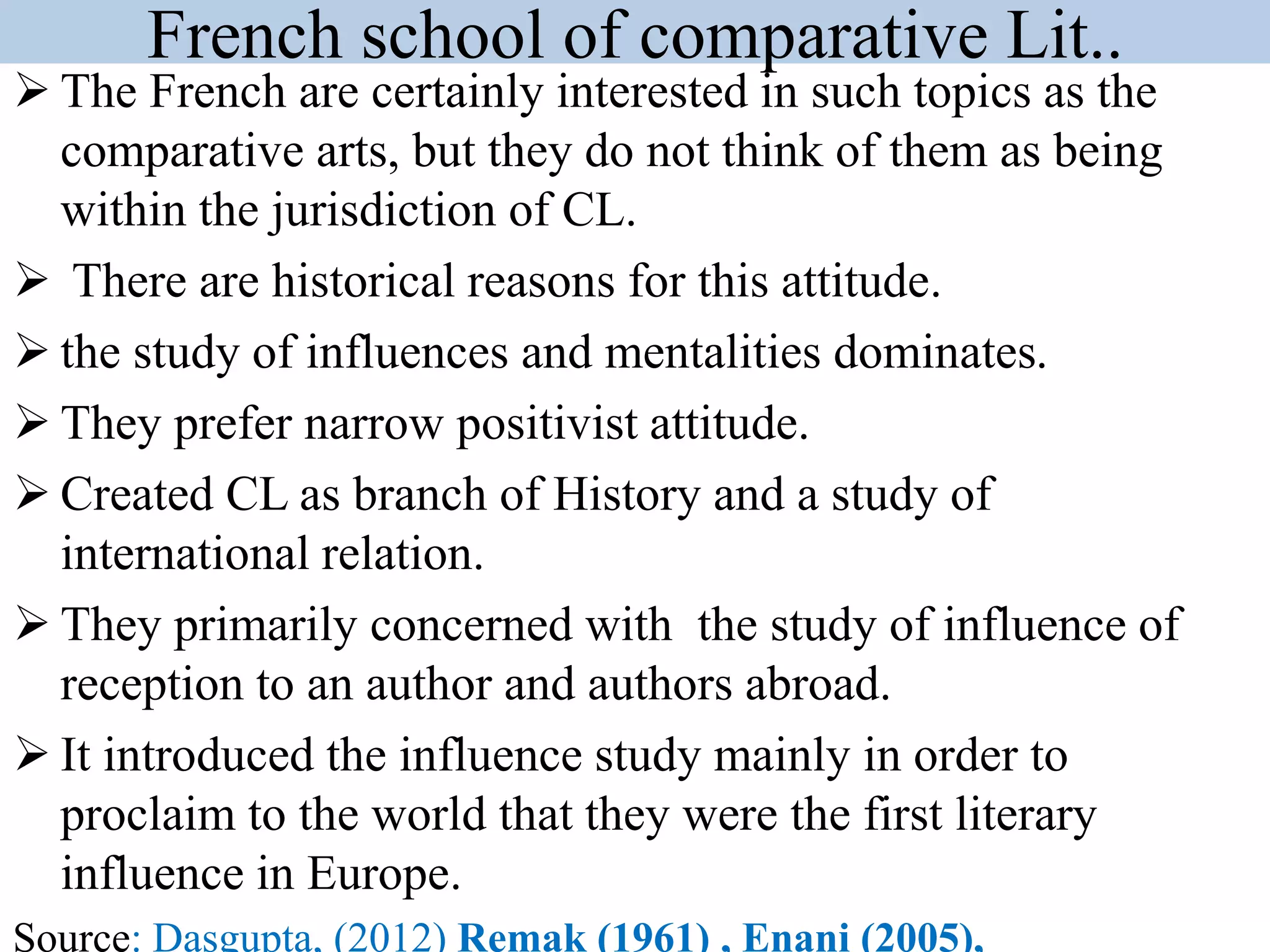 Concepts/ Definations and Function of Comparative Literature | PPTX