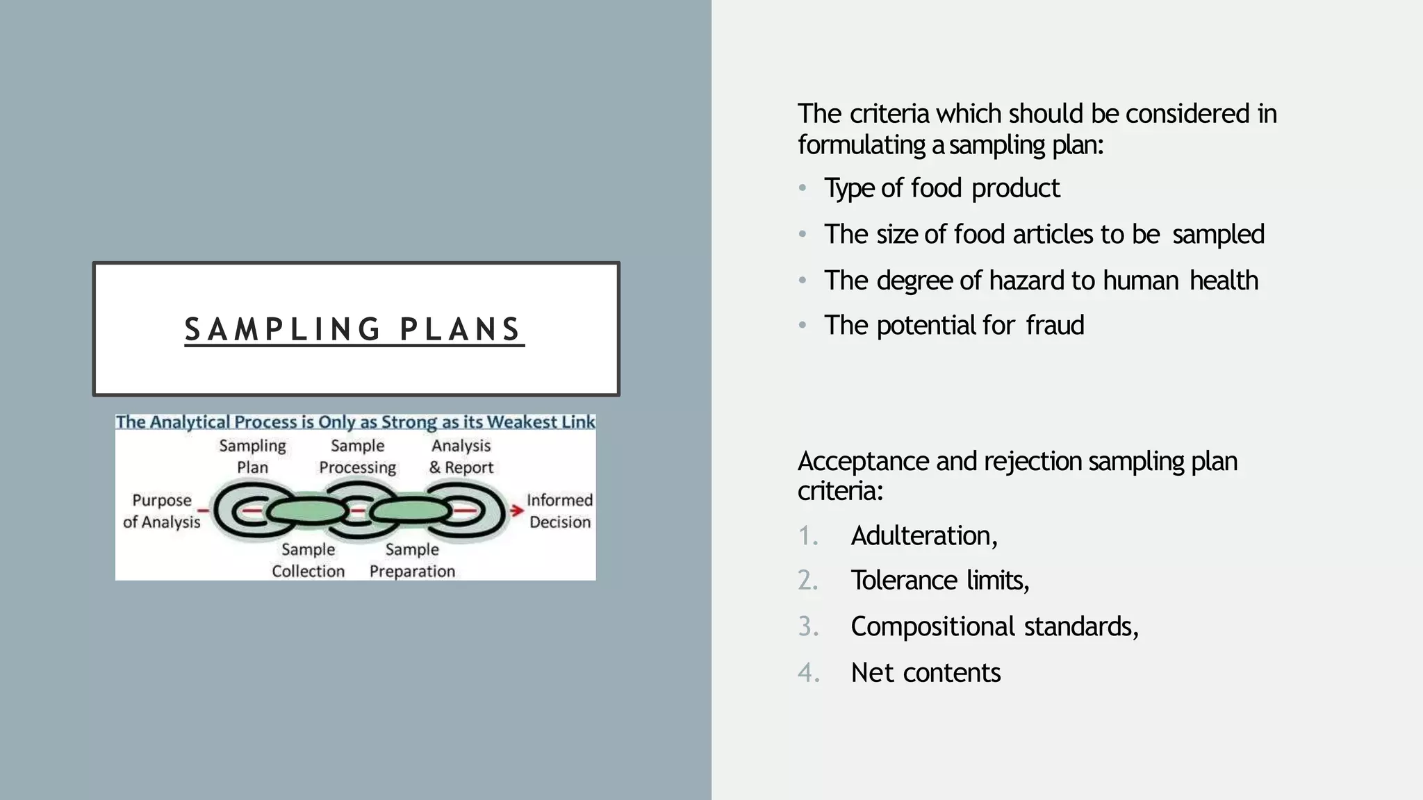 Food sampling | PPTX