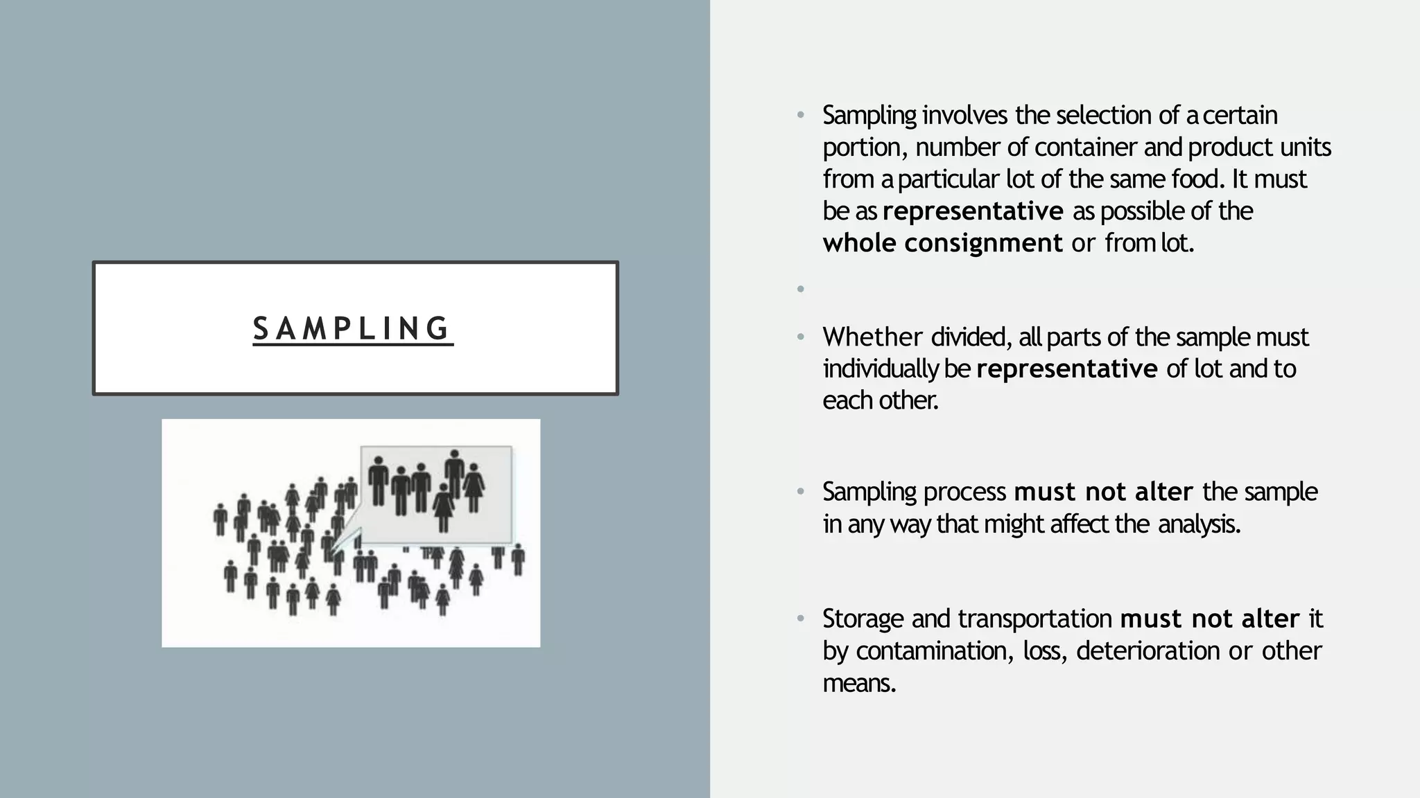 Food sampling | PPTX