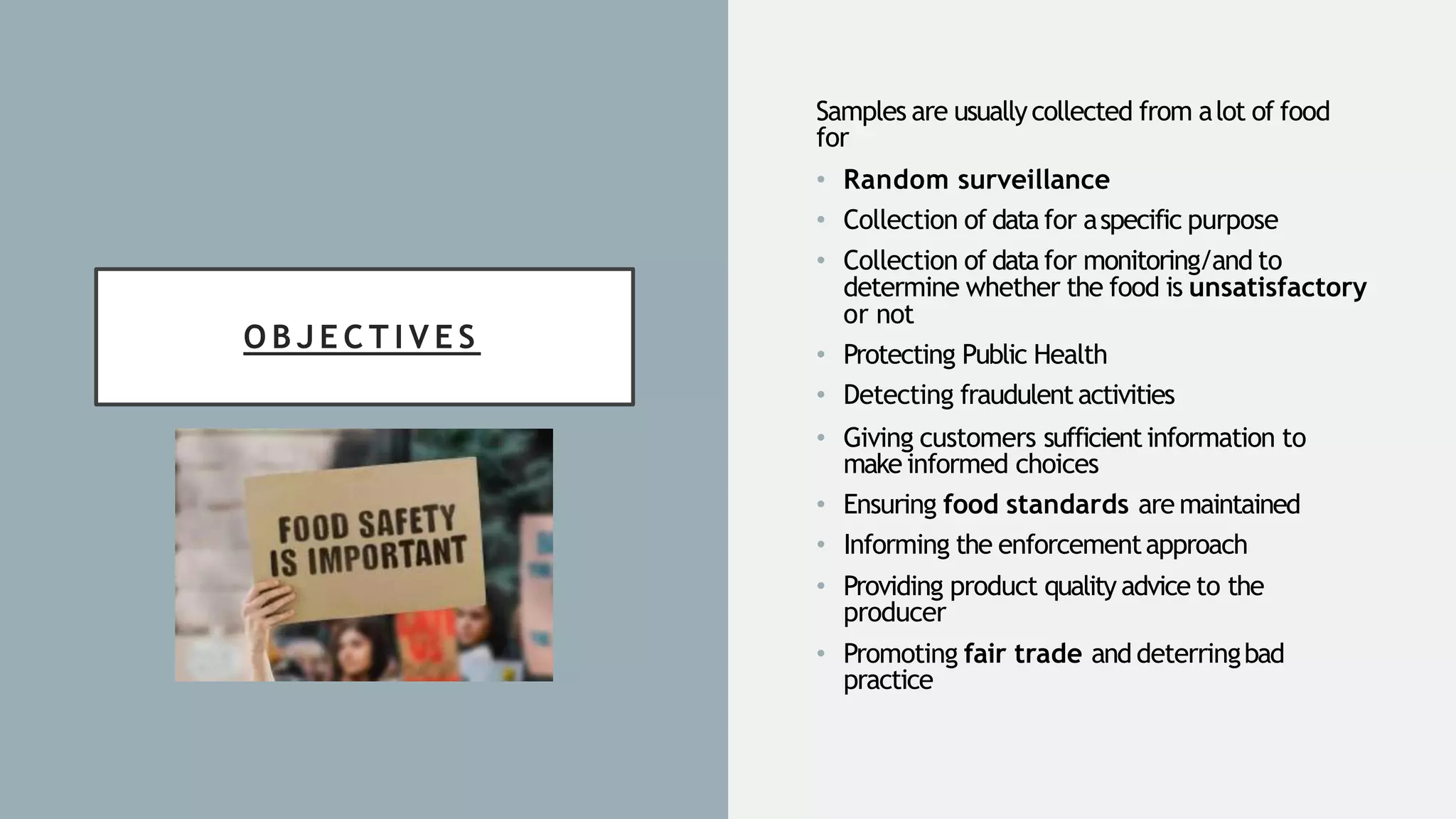 Food sampling | PPTX
