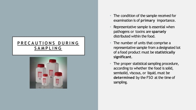 Food sampling | PPTX