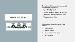 Food sampling | PPTX