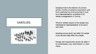 Food sampling | PPTX