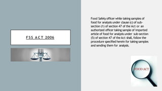 Food sampling | PPTX