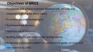 Role of BRICS in Development of International Trade | PPTX