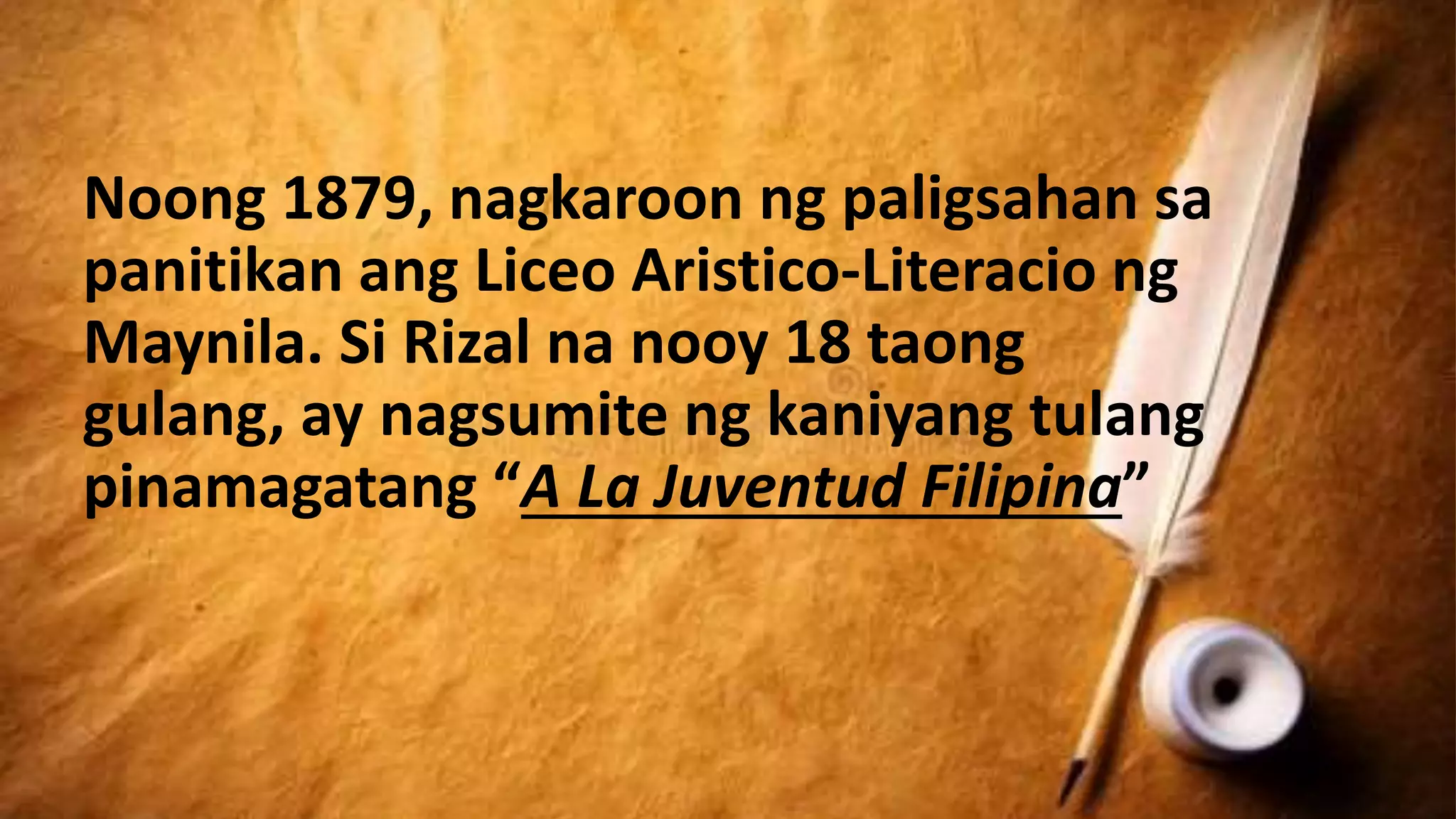 Ang Buhay ni Rizal: Kabanata 5 | PPTX